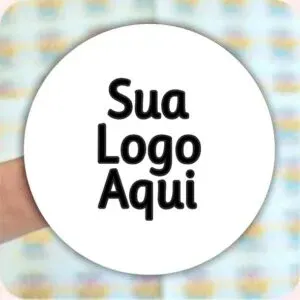 Adesivo com Sua Logo (Redonda ou Quadrada) – Adesivo a Jato